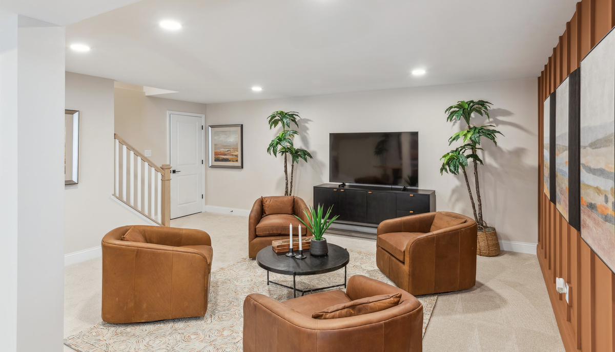 The Kingfisher at Serenity at Cubbage Pond - Finished Basements - Idea ...